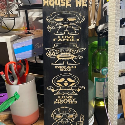 Expecting a Little Nightmare Cake Topper Image - Etsy