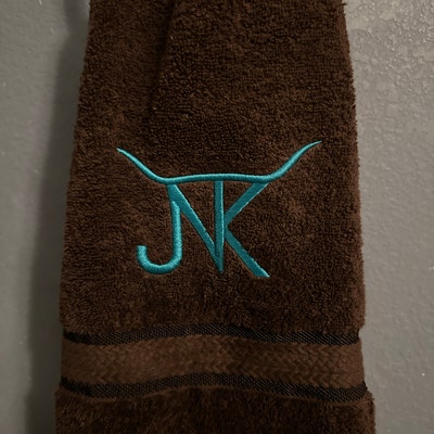 Your Logo on Towels Embroidered Bath Towels 4 Sizes 10 Colors ...