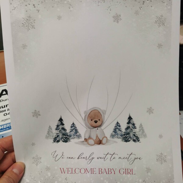 3x5 INSTANT DOWNLOAD Woodland Animals Nursery Art Printable, Set of 6 ...