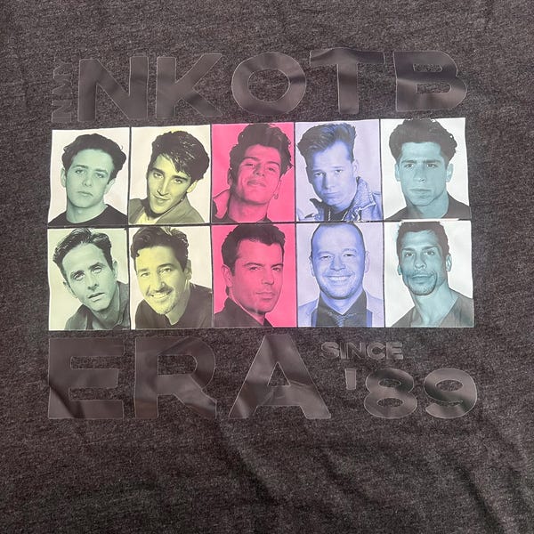NKOTB Nostalgia Shirts, 90s New Kids on the Block T-shirts, NKOTB 40th ...