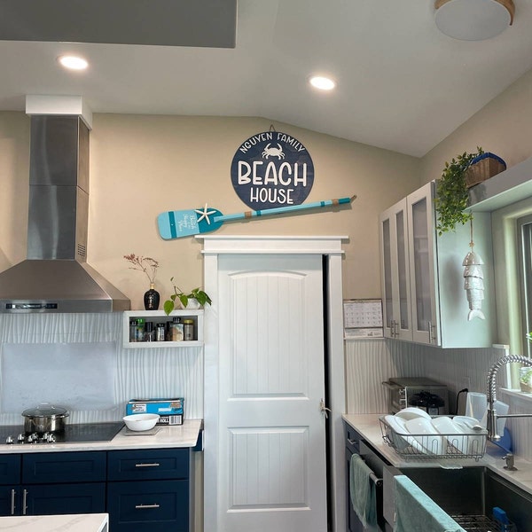 Personalized Beach House Sign, Beach Sign, Beach House Decor, Lake ...
