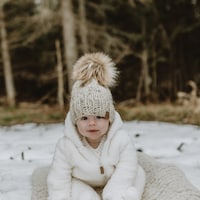 Custom Knit Hat Tiny Heart Knit Toque for Baby and Kids - Etsy Canada