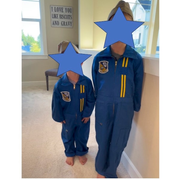 Licensed Blue Angels Youth Flight Suit and Garrison Cap - Etsy