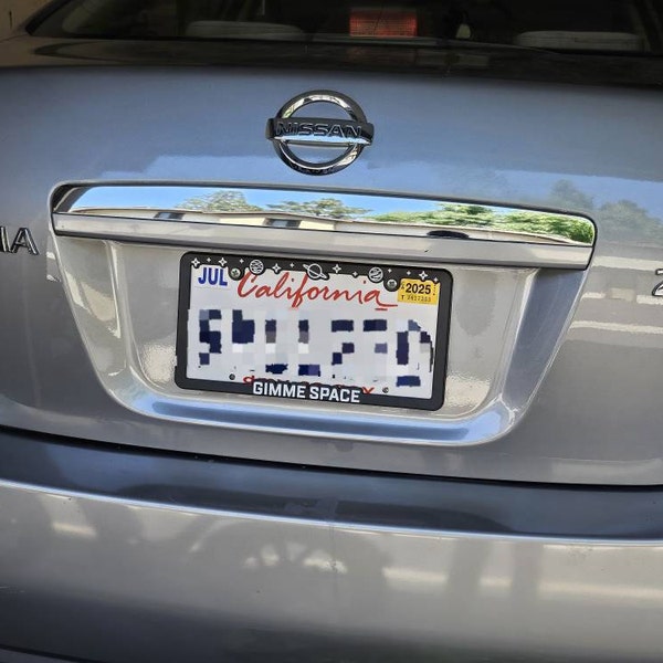 Strawberry License Plate Frame Cute | Kawaii License Plate Holder Cover ...