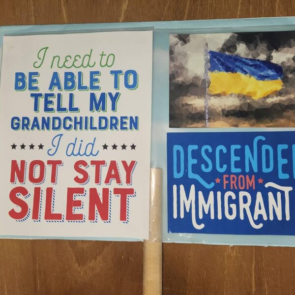 Fight for Democracy PRINTABLE Protest Poster | Anti Trump Protest Sign ...