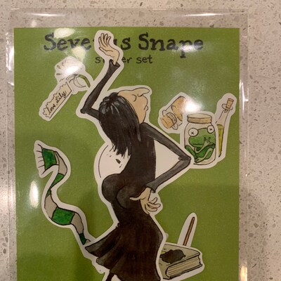 Severus Snape Sticker Set - Etsy