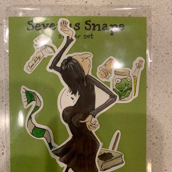 Severus Snape Sticker Set - Etsy