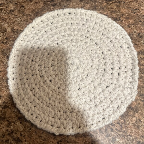 Rustic Round Trivet Crochet Pattern, Farmhouse Hot Pad Crochet Pattern ...