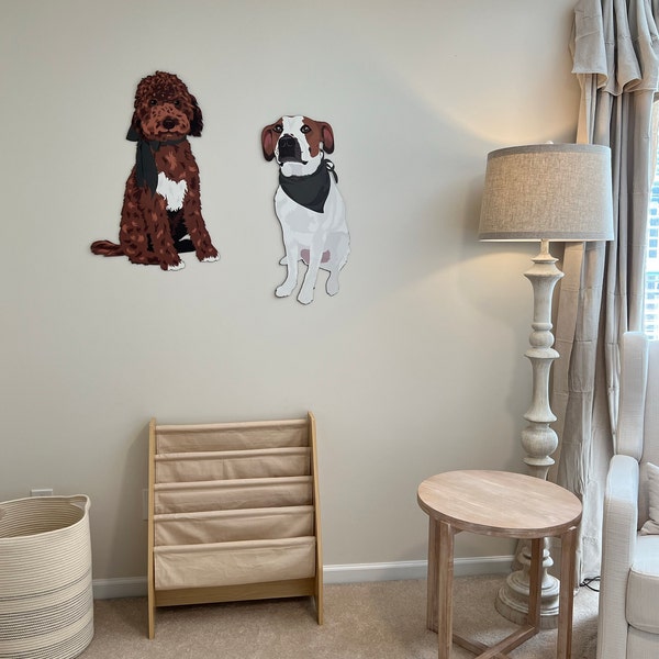 Dog Alphabet Art for Boho Nursery Digital Download Gender Neutral ...