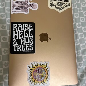 West Virginia Sticker. Blue and Gold Mountains. Mountain Sticker. - Etsy