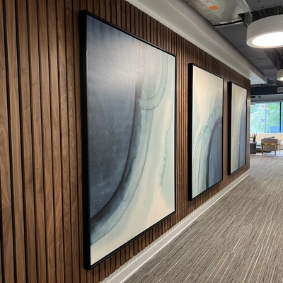 CW Feltcraft® Suspended Ceiling Baffles WAVES FC0001 Acoustical ...