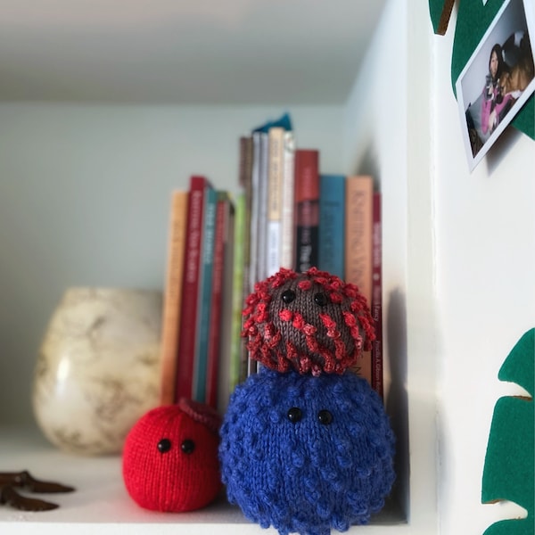 White Blood Cell (T Cell) Knitting Pattern (pdf File Sent by Email) - Etsy