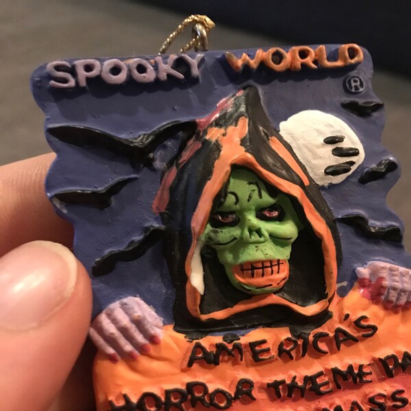 Spookyworld Halloween Themepark Sign - Etsy