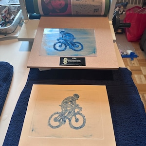 Lino Cut Press, Intaglio, Collograph, Intaglio, Printmaking. Made From ...