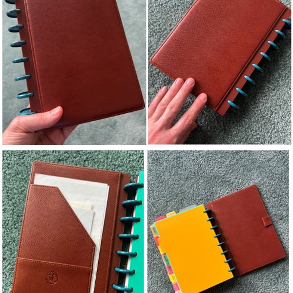 Custom Stamped Cardstock Discbound Dividers Pink-black-blue-red Foiled ...