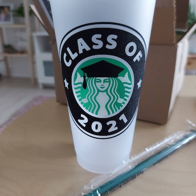 Class of 2024 Graduate Starbucks Cold Cup Tumbler - Etsy