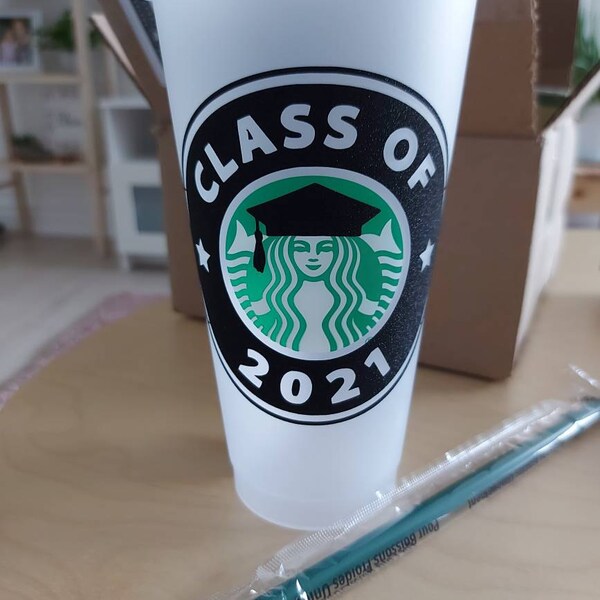Class of 2024 Graduate Starbucks Cold Cup Tumbler - Etsy