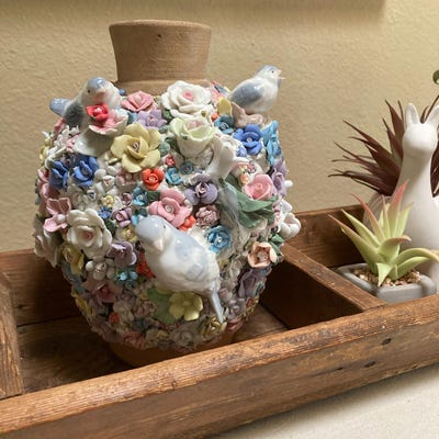 Assorted Porcelain Roses, Mixed Colors and Sizes - Etsy
