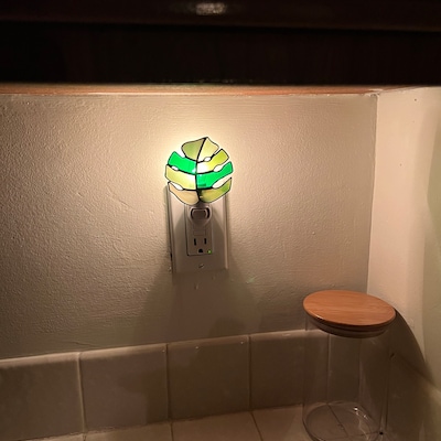 Tractor Stain Glass Night Light With Switch Control and Bulb - Etsy