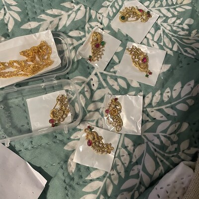 Indian Women Necklace Set / Mangle Sutra / Gold Plated Jewellery ...