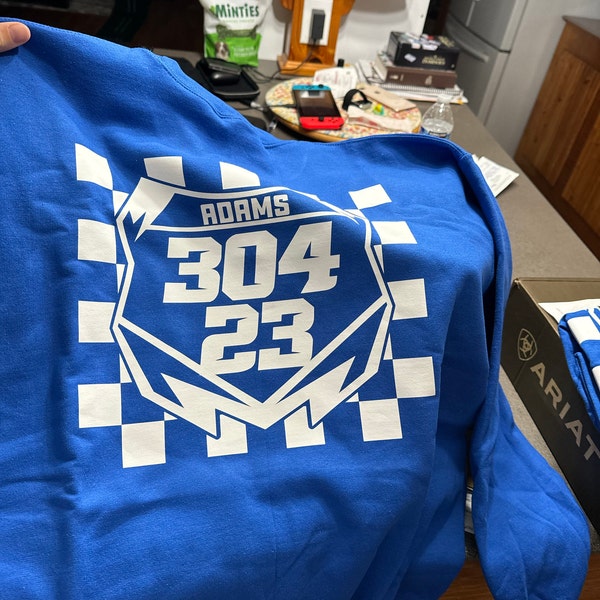 CUSTOM Racing T-SHIRT, Front & Back, Moto Shirt, Moto Mom, Custom Moto ...