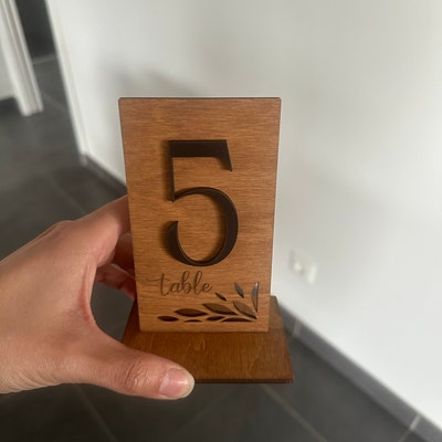 Wedding Table Numbers, Rustic Wedding Decor, Custom Wedding Table ...