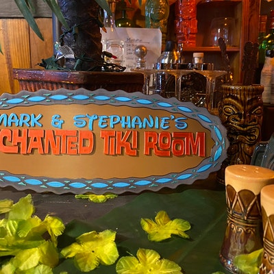 Enchanted Tiki Room Sign personalization - Etsy