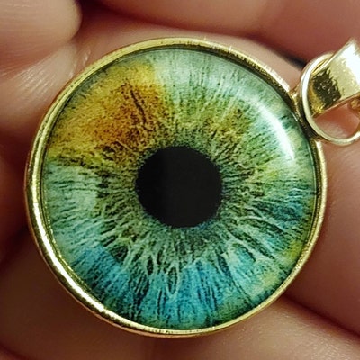 Eye Necklace Steel Personalized Eye Necklace With Chain Gift - Etsy