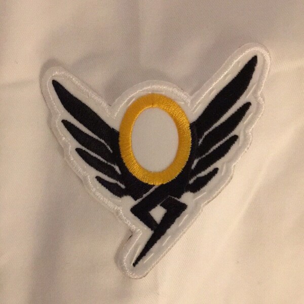 Mercy Patch for Overwatch Embroidered Iron on Patch Iron on Applique - Etsy