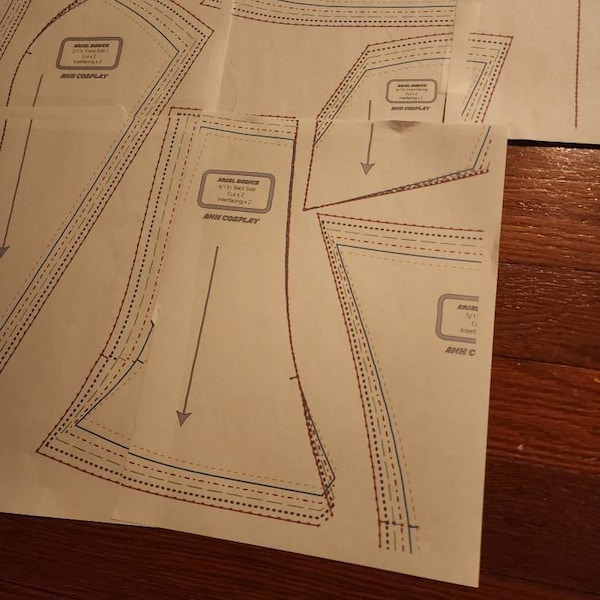 Ariel Inspired Pattern | PDF Cosplay Sewing Pattern - Etsy