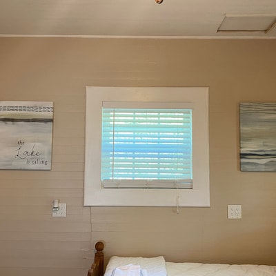 Lake Bum Print Lake House Decor Modern Quote Artwork Neutral Painting ...