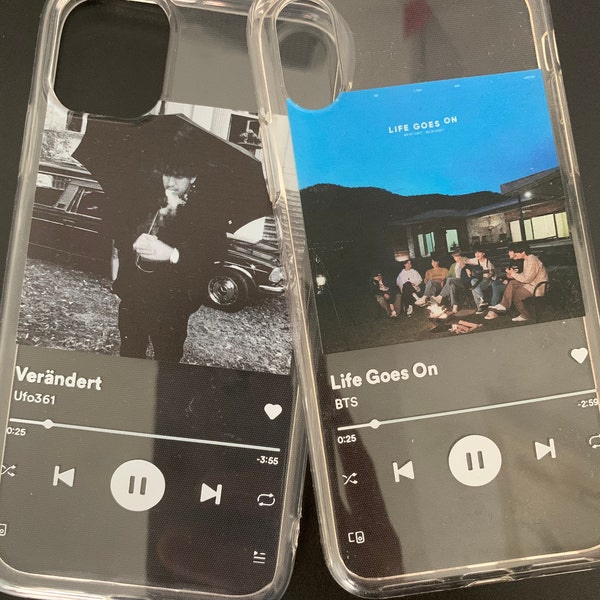 Custom Song Plaque Phone Case Music Album Cover for iPhone 15 Pro, 14 ...