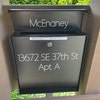 Custom Modern Contemporary Mailbox Address Vinyl Decal | Reflective ...
