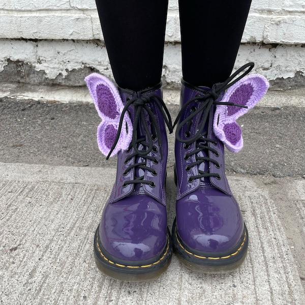 Fairy Shoe Wings | 3in1 PDF Crochet Pattern | Basic, Butterfly and ...