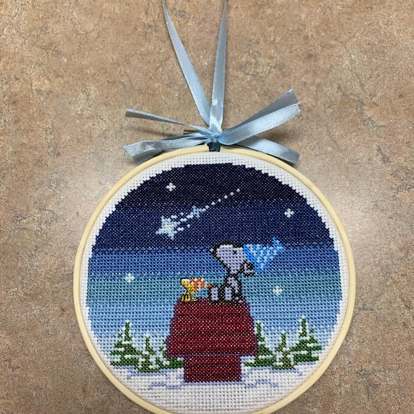 Shooting Star Cross Stitch Pattern - Kawaii, Cute, Aesthetic, Nighttime ...