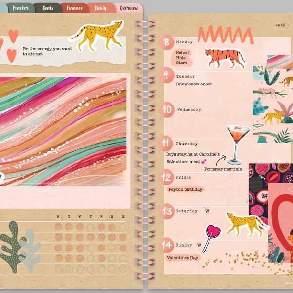 Homeschool Digital Planner in Pastels, Learning at Home Digital Planner ...