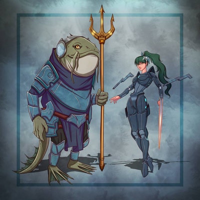 Necromancer D&D Token Frame/digital Token/tabletop/dungeons and Dragons ...