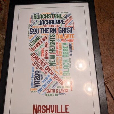 Cincinnati Breweries Map - Etsy