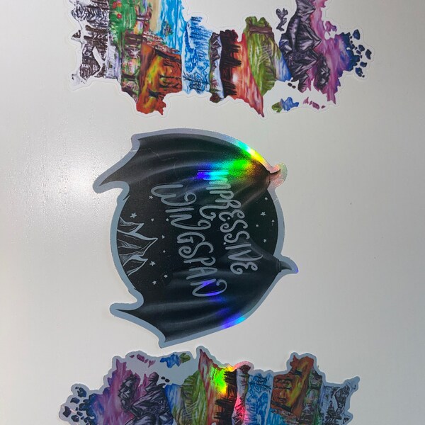 Prythian Map Sticker - Officially Licensed - ACOTAR Sticker ...