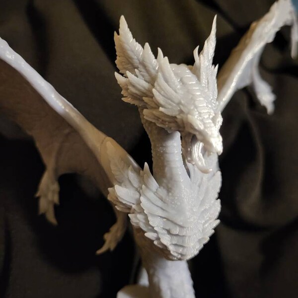 Amphitere Dragon Resin RPG Miniature | Print My Minis | World of ...