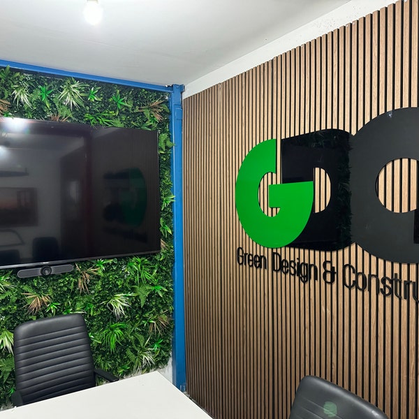 Office Wall Logo, Multiple Colors, Custom 3D Laser Cut, Personalized ...