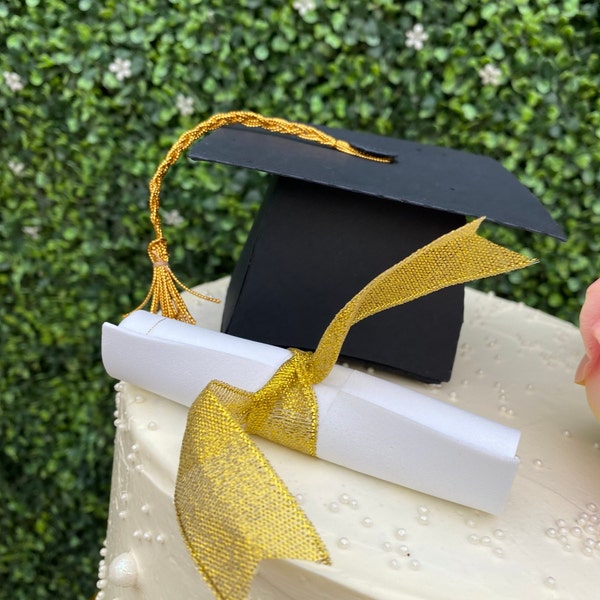 Graduation Cap Box SVG Template, Graduation Hat Template, Cricut Cut ...