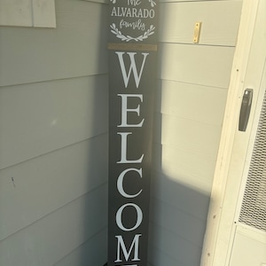 Front Porch Welcome Sign 5 Foot Welcome Sign 4 Foot Welcome Sign Rustic ...