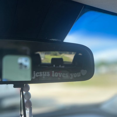 Different Messages to Choose From Christian Car Mirror Decal Faith ...