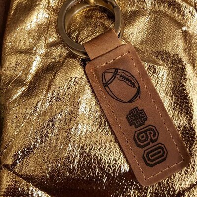 FOOTBALL KEYCHAIN, CHRISTMAS Gift - Etsy