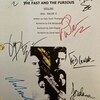 The Fast and the Furious Movie Script Autographed Signed Paul Walker ...