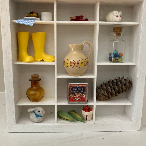 Shelf Curiosity Cabinet Printer Tray Letterbox Display, Rock Display ...