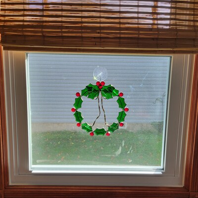 Cute Owl Suncatcher/ Stained Glass Leaded Owl/ Window Hanging/ - Etsy