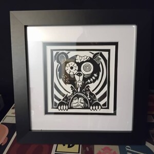Linocut Dracula Bookmark. Vampire Bat. Bram Stoker. Horror Gothic ...