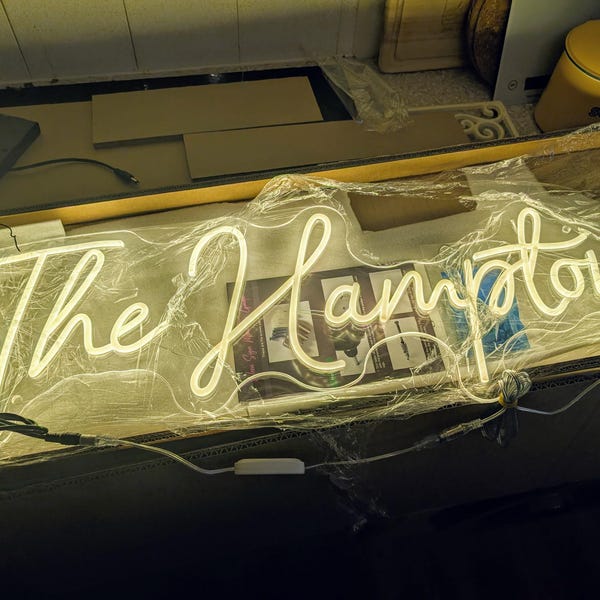 Custom Wedding Neon Sign, Battery Operated Upgrade Available | Wedding ...